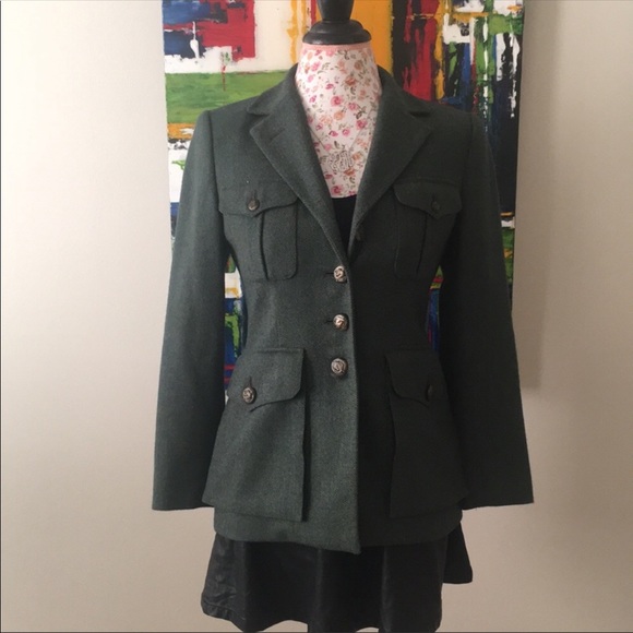 Ralph Lauren | Jackets & Coats | Rare Rl Wool Equestrian Coat Flash ...
